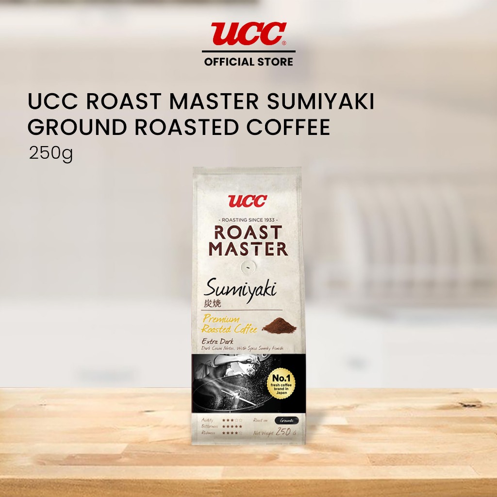 UCC Roast Master Sumiyaki Ground Coffee 250g | Shopee Philippines