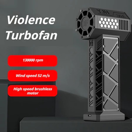 Mini Powerful Blower Turbo Fan 130000Rpm 52m/s Brushless Motor Portable ...