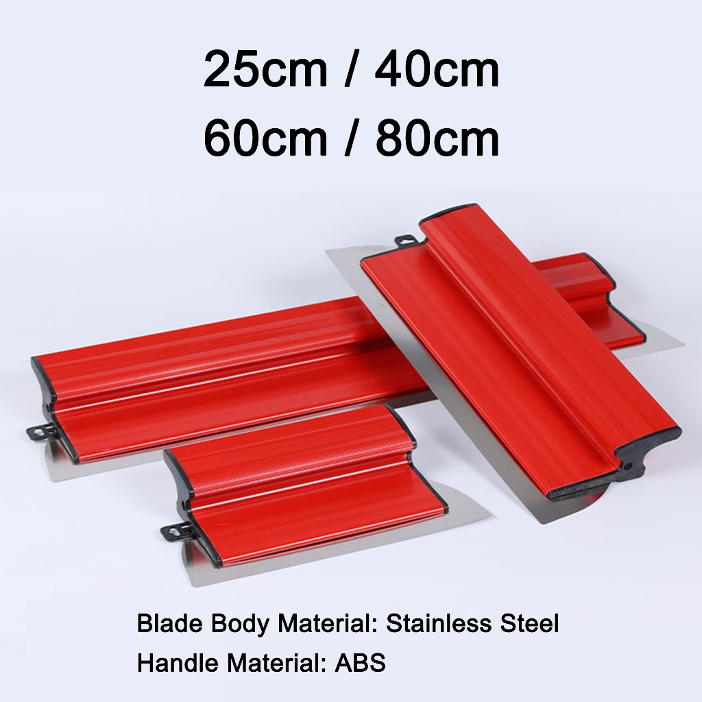 25/40/60/80cm Putty Knife Stainless Steel Painting Skimming Blades Wall ...