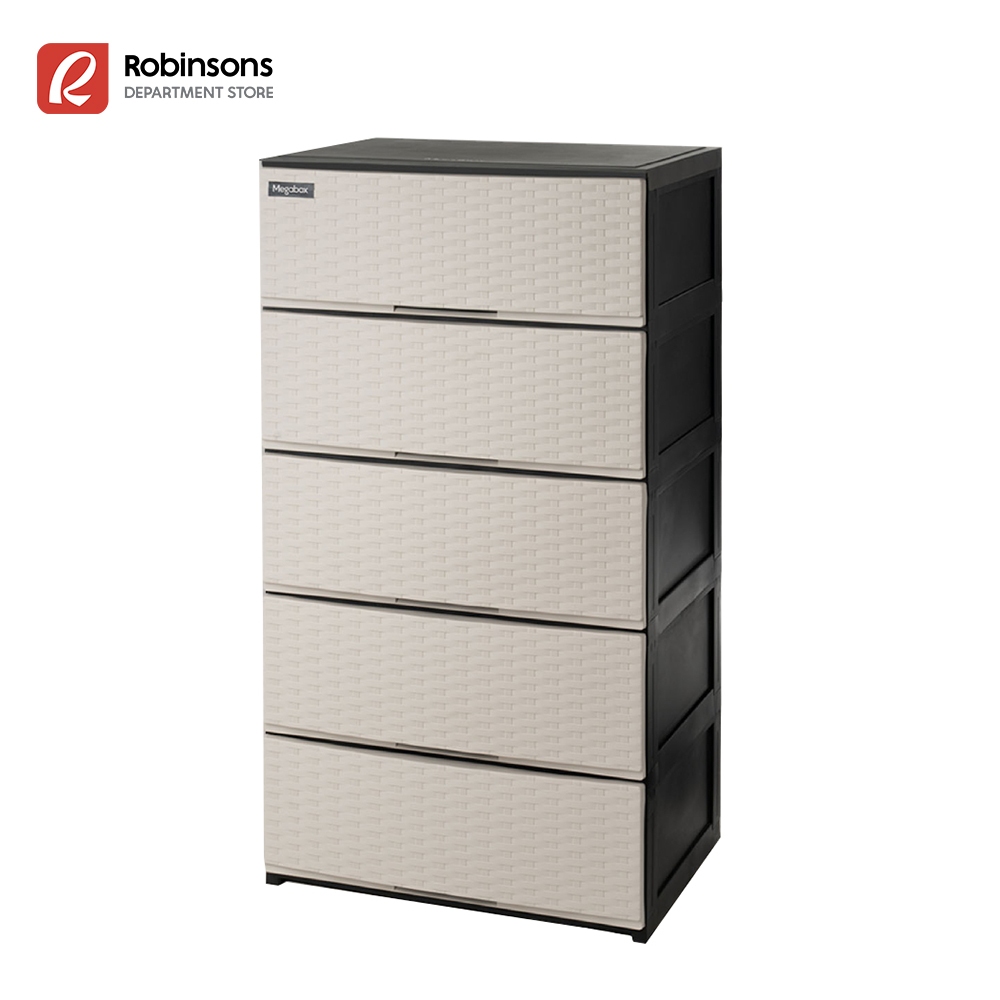 Megabox Boho Wide 5 Layer Latte Drawer | Shopee Philippines