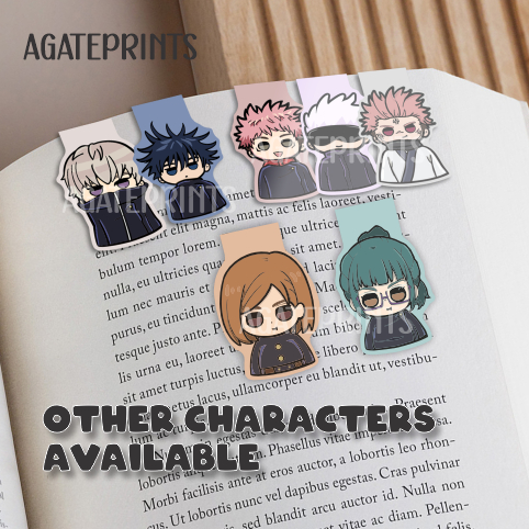 Jujutsu Kaisen Chibi Magnetic Bookmark | Gojo Sukuna Megumi Nanami ...