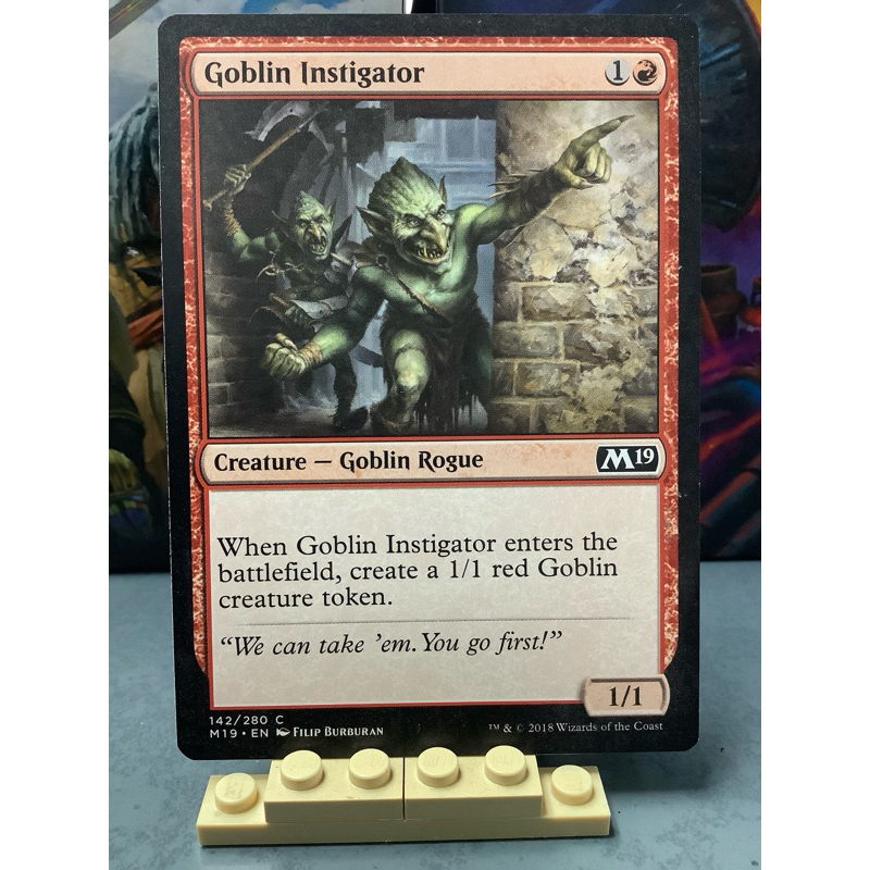 MAGIC: The Gathering - Goblin Instigator (Core Set 2019) | Shopee ...