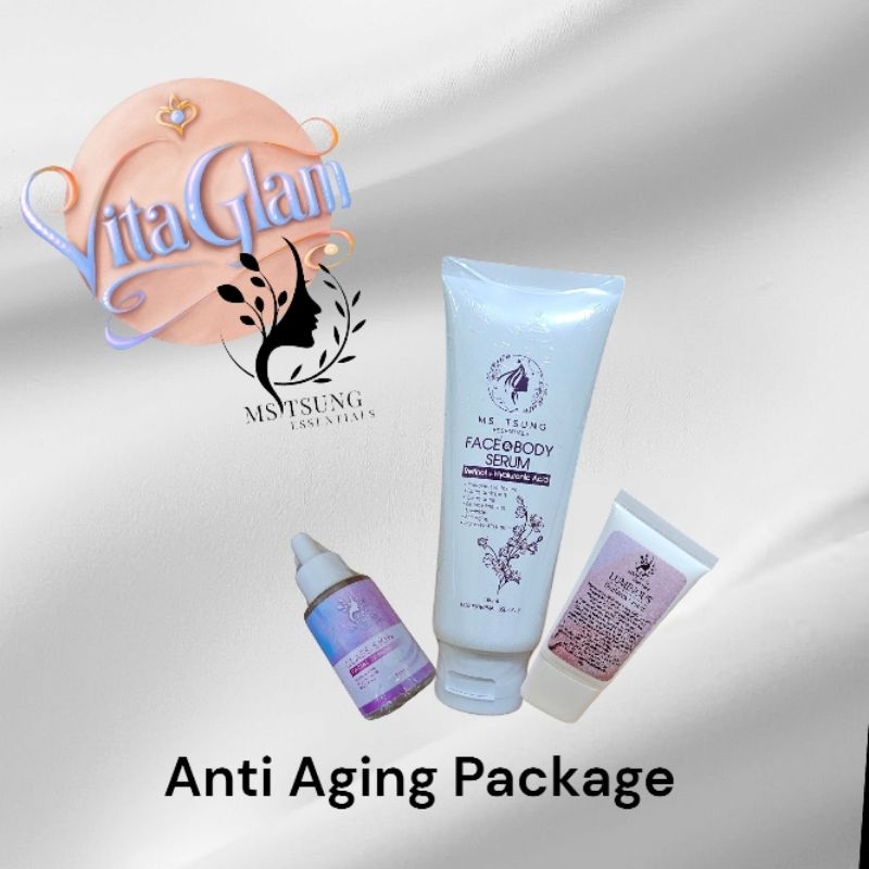Anti Aging Bundle (Retinol+Glass Skin Serum + Luminous Sunblock) | Shopee Philippines
