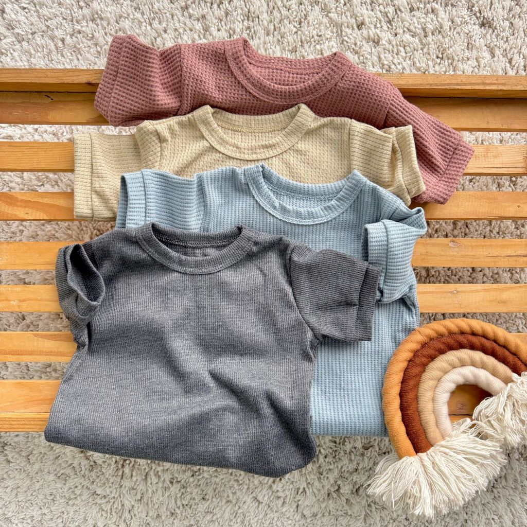 PP Apparel Kids Unisex Jogger Tshirt Knitted Comfy Kids Basic Trendy ...