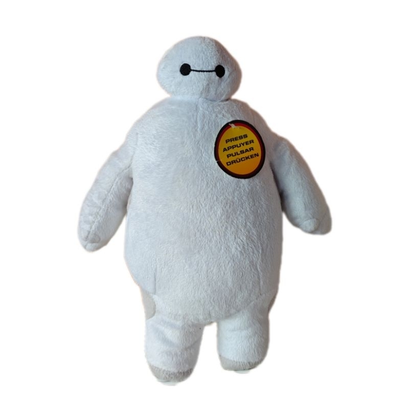Baymax bandai disney BIG HERO talking plush doll | Shopee Philippines