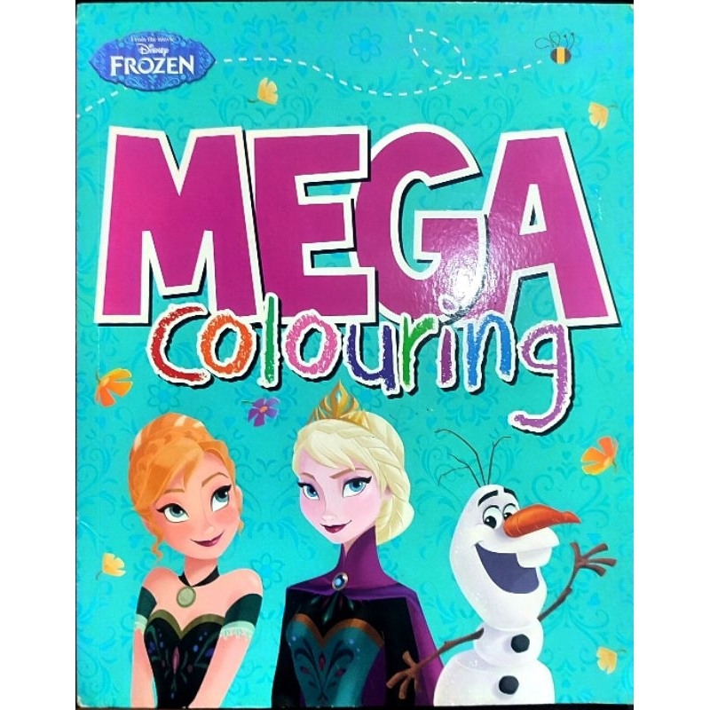 DISNEY FROZEN MEGA COLOURING BOOK | Shopee Philippines