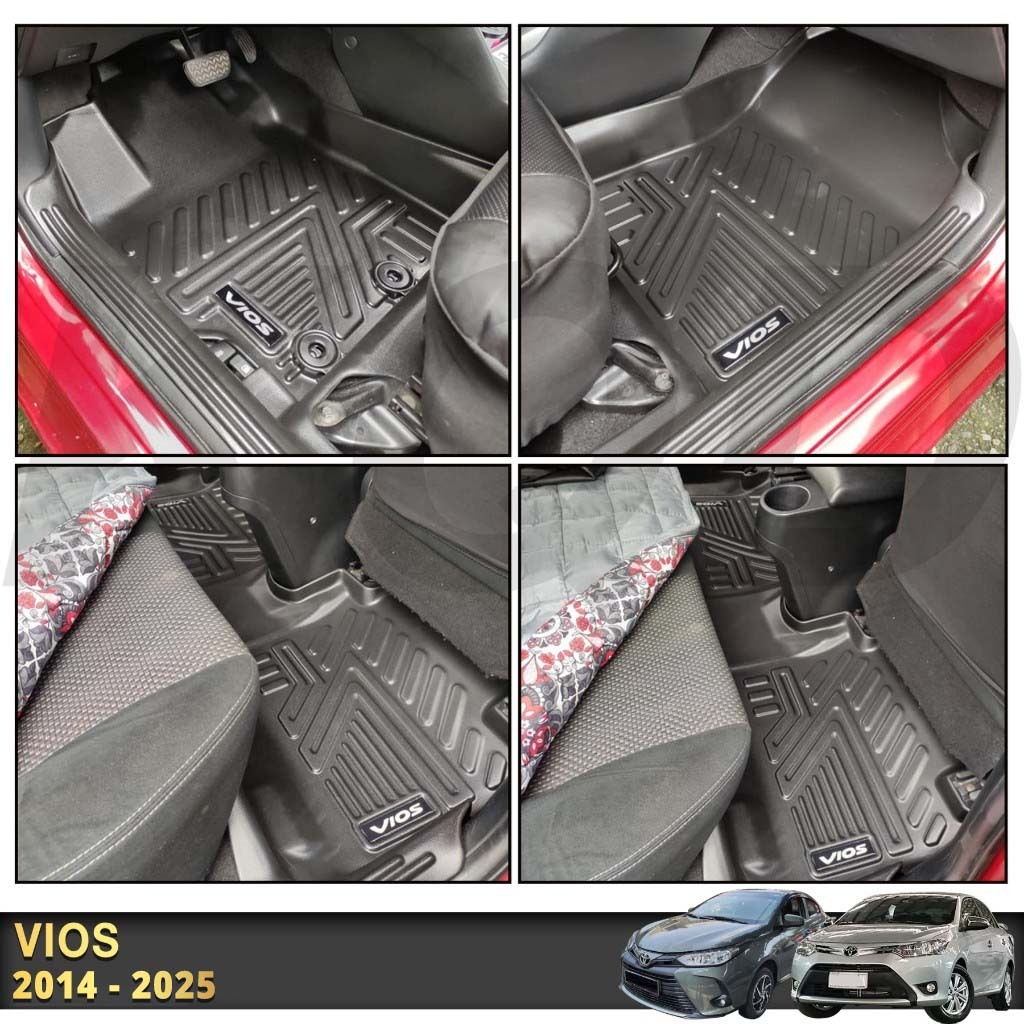 TOYOTA VIOS 2014 - 2026 DEEPDISH MATTING EXTENDED 5D (2015 2016 2017 ...