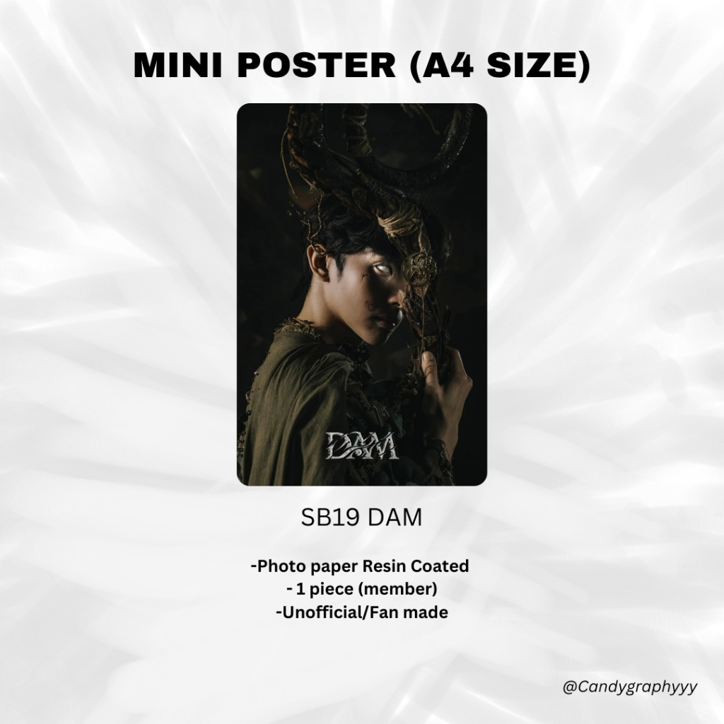 SB19 Poster (Justin, Ken, Pablo, Stell, Josh) | Shopee Philippines