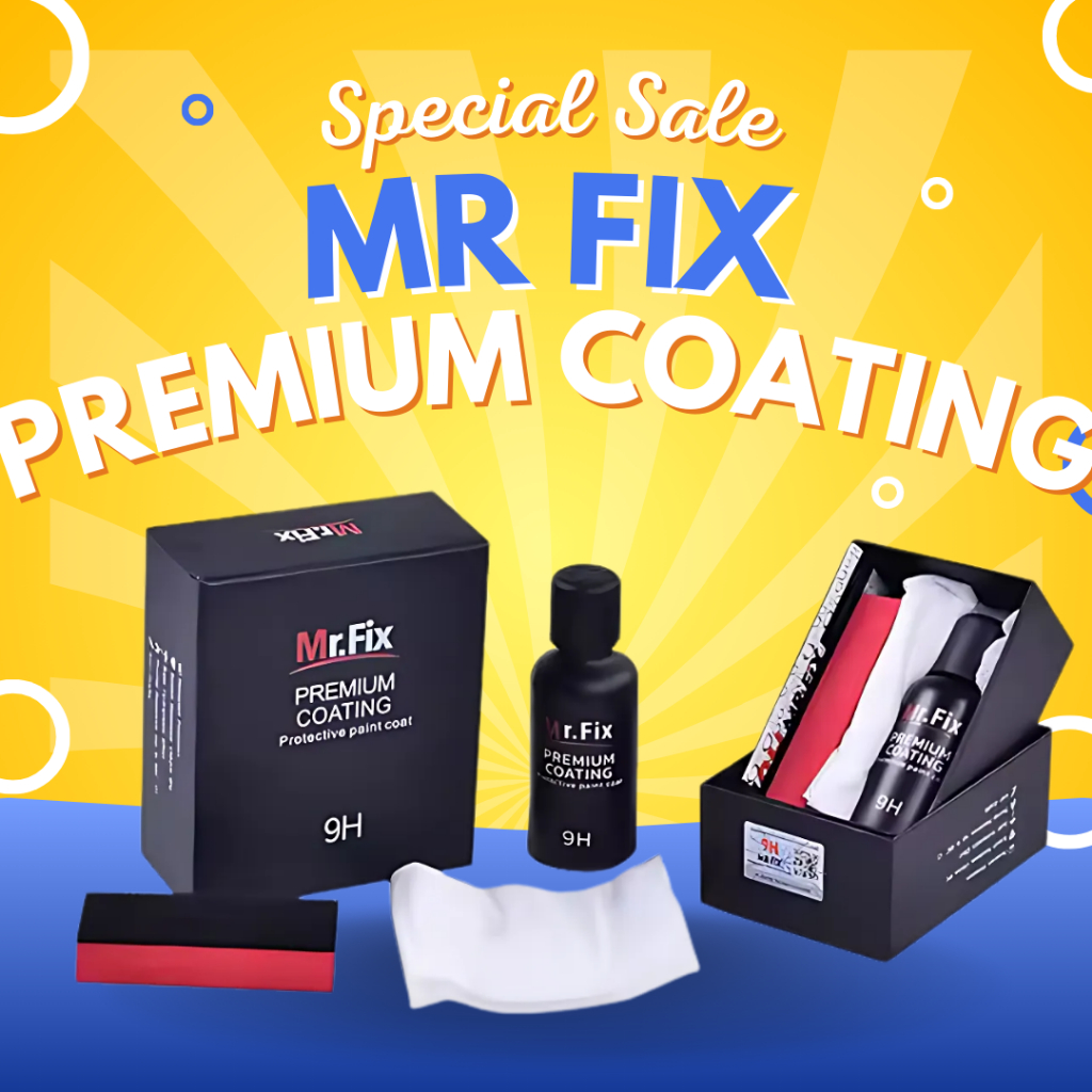 Mr. Fix Nano Ceramic Premium Coating Anti-Scratch Care High Gloss Ceramic Car Coating | Shopee ...