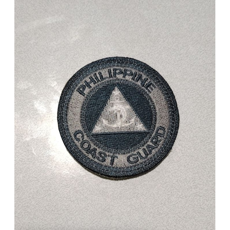 COAST GUARD LOGO PATCH W/ VELCRO MAGIC TAPE | Shopee Philippines