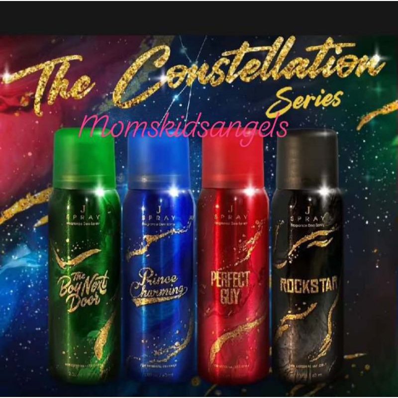 J Spray Fragrance Constellation Series For Men Boy next door,Prince ...