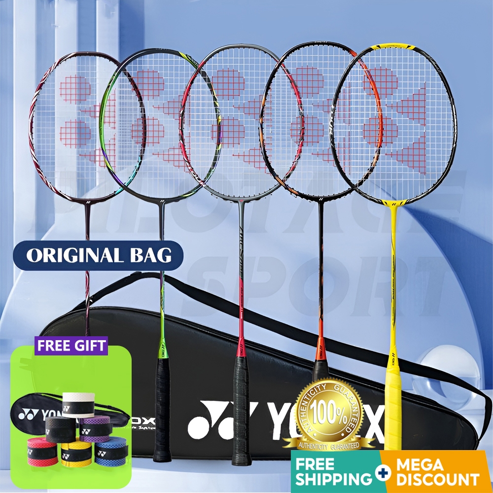 YONEX ASTROX 100 zz Full Carbon Fiber Single Original 99PRO Badminton Racket With Bag and Free ...