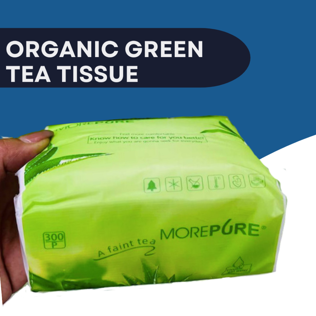 Organic green tea tissue 4-Play (8Packs) | Shopee Philippines