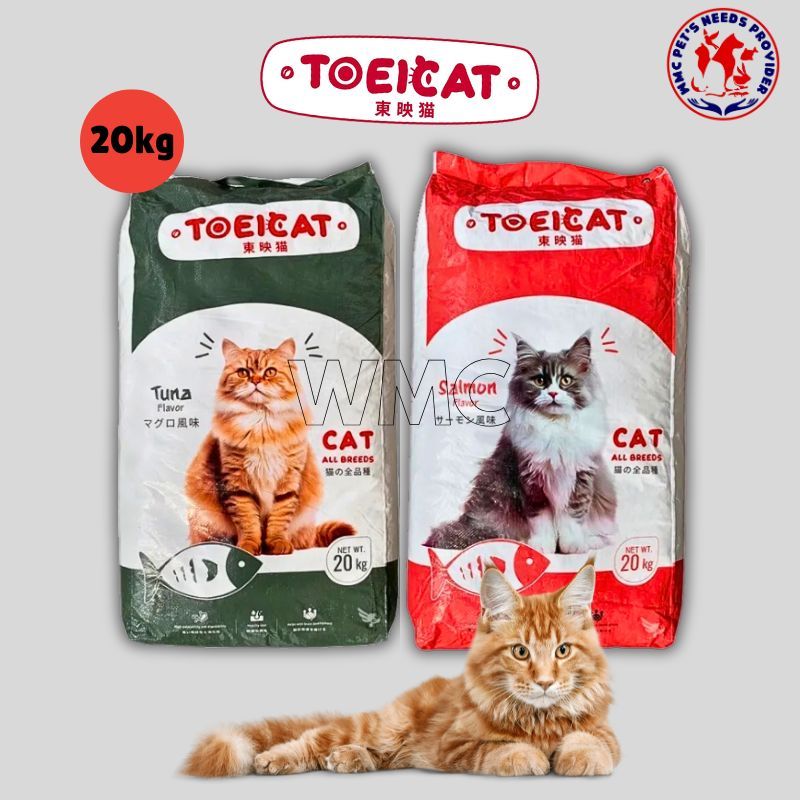 20KG ToeiCat All Stages Adult Kitten Salmon Tuna Flavor Dry Cat Food ...