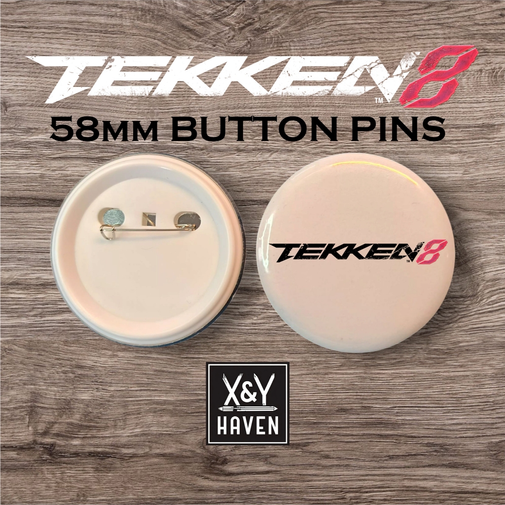 Tekken 8 58mm Button Pins | Shopee Philippines