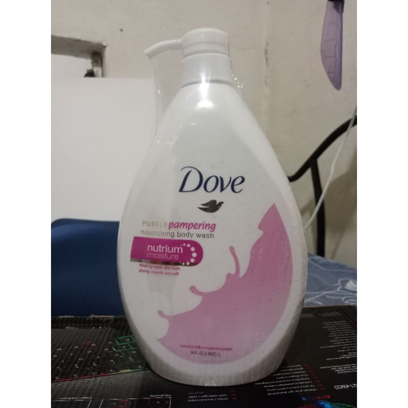 Dove Purely Pampering nourishing Body Wash nutrium Moisture 1L | Shopee ...