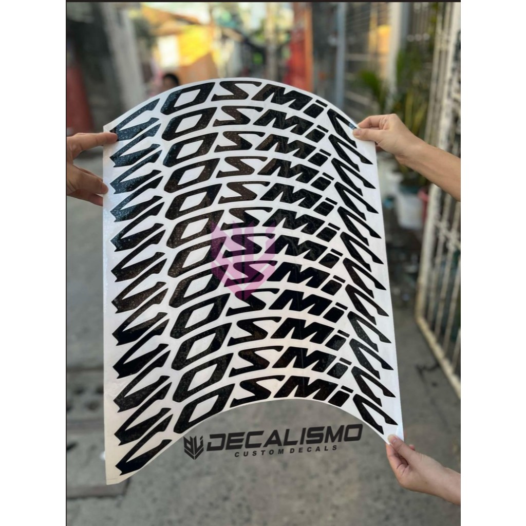 Cosmic Rim Decals Water Proof!! 40-50mm | Shopee Philippines