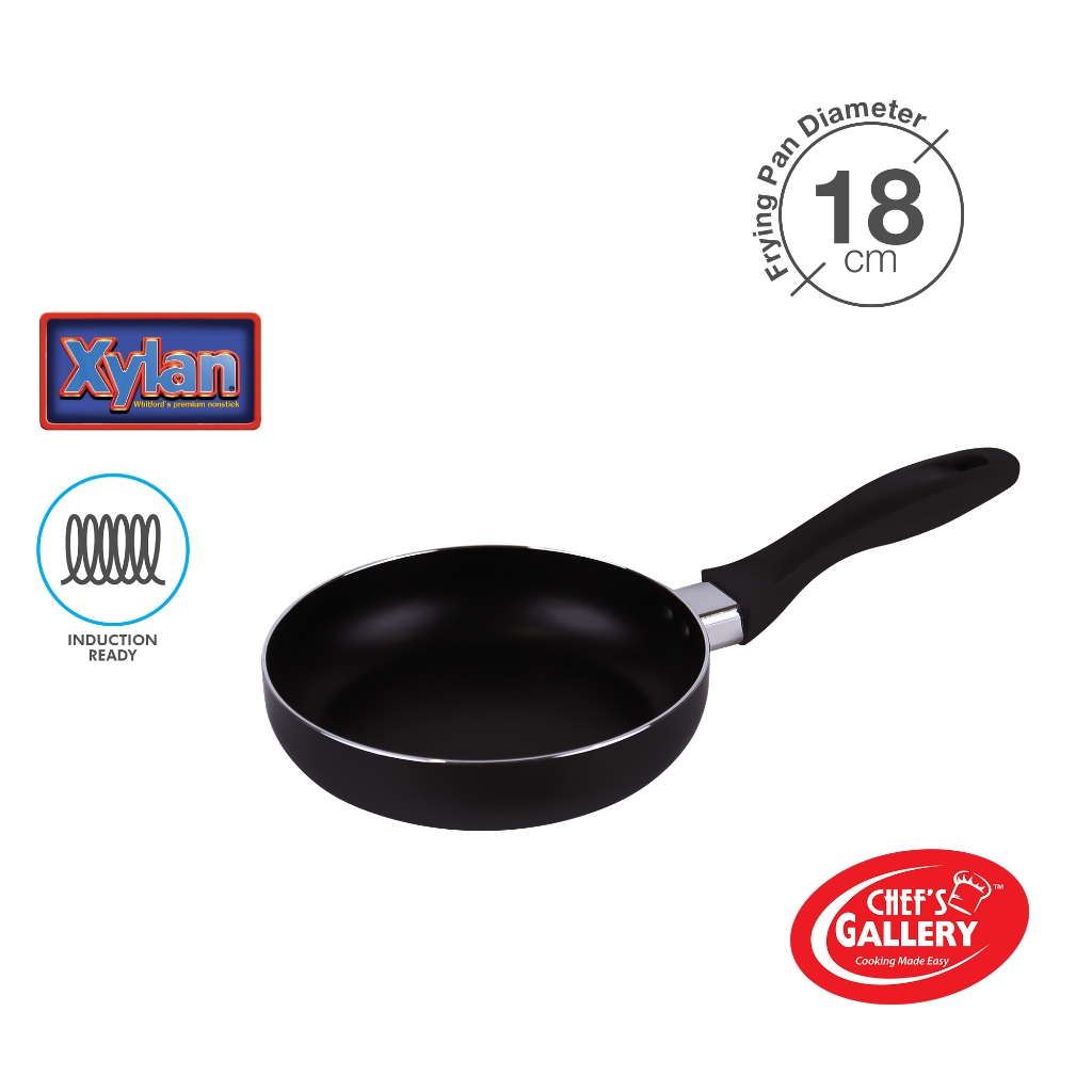Chef's Gallery Xylan Non-Stick Frying Pan 18cm/20cm/24cm/26cm/28cm/30cm| Bakelite Handle ...