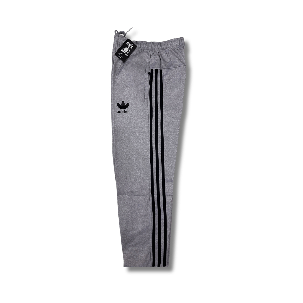 SD New casual cotton three lines jogger pants （with zipper）unisex cod ...