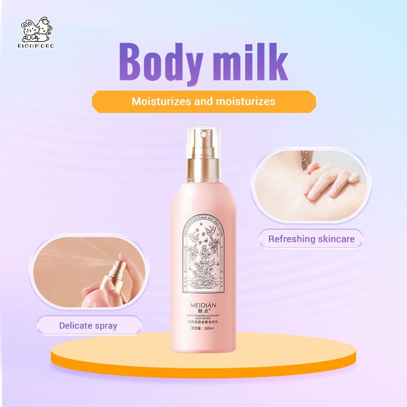 Spray Body Lotion Moisturizing Skin Body Care Effectively Brighten And ...