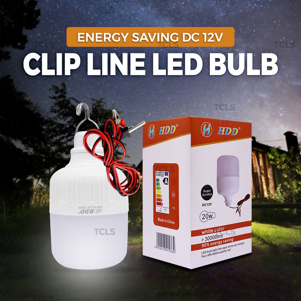 TCLS HDD DC 12V 10W/15W/20W Clip Line LED Bulb Emergency Light Night ...