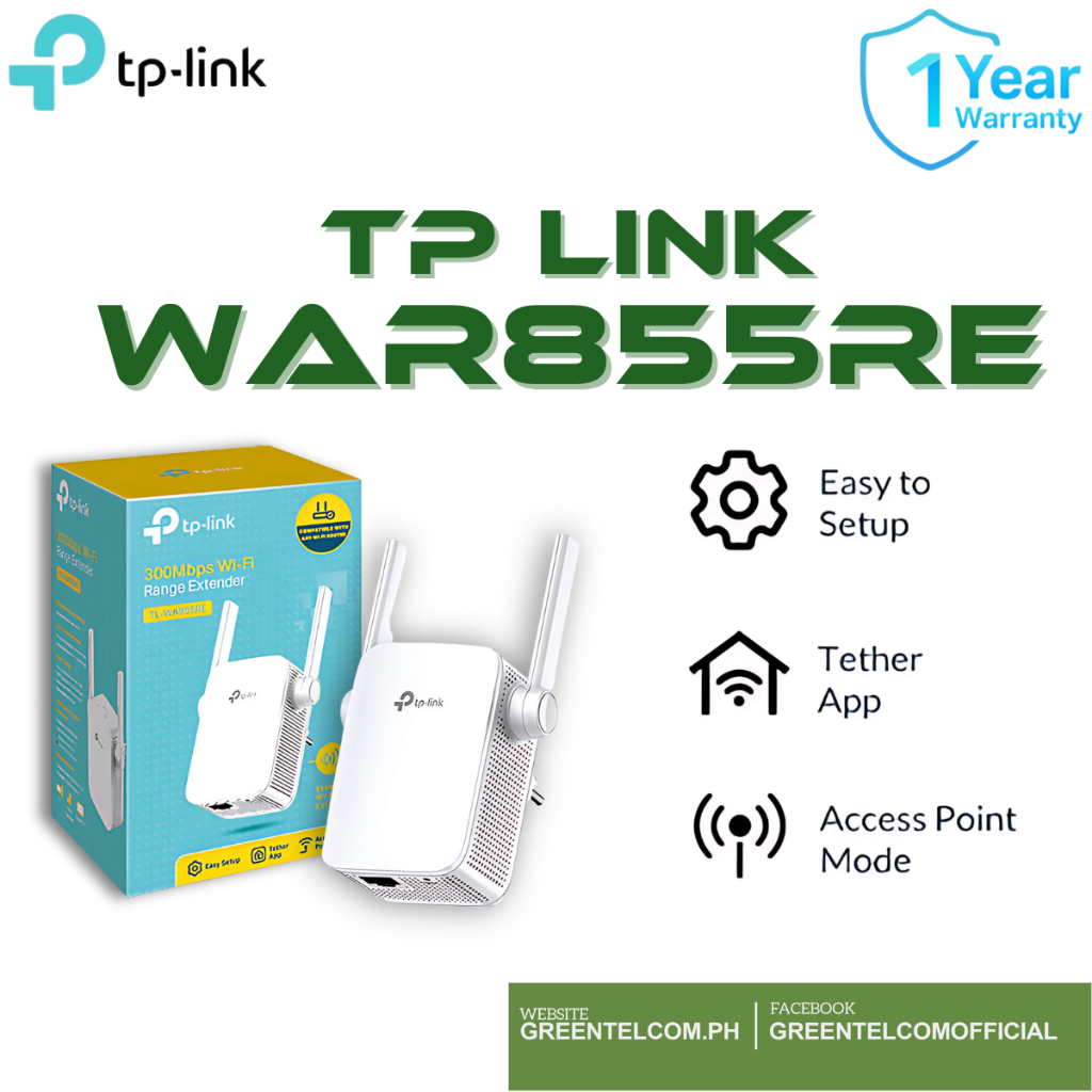 TP-Link | TL-WA855RE | TL-WA850RE | 300Mbps | wifi repeater extender ...