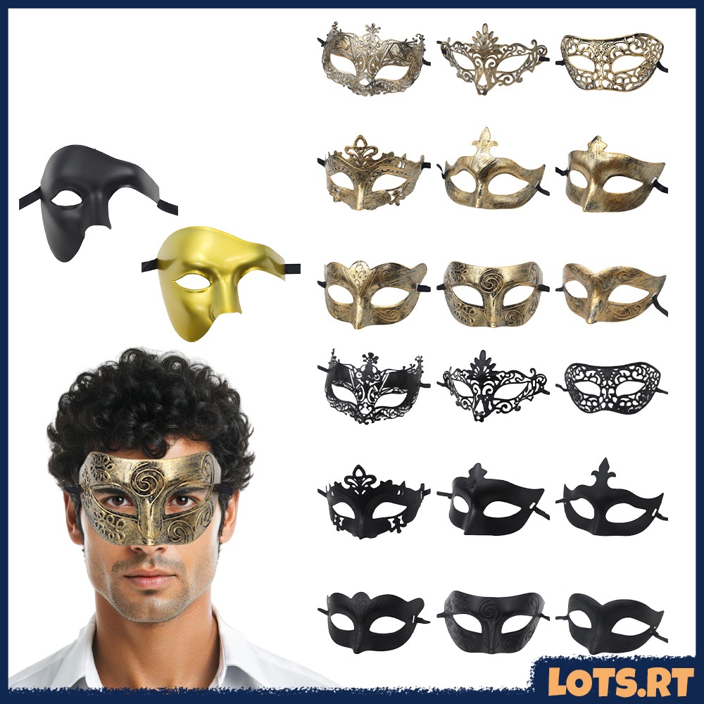 Mask for Prom Masquerade Mask For Male Female Halloween Festival Mask ...