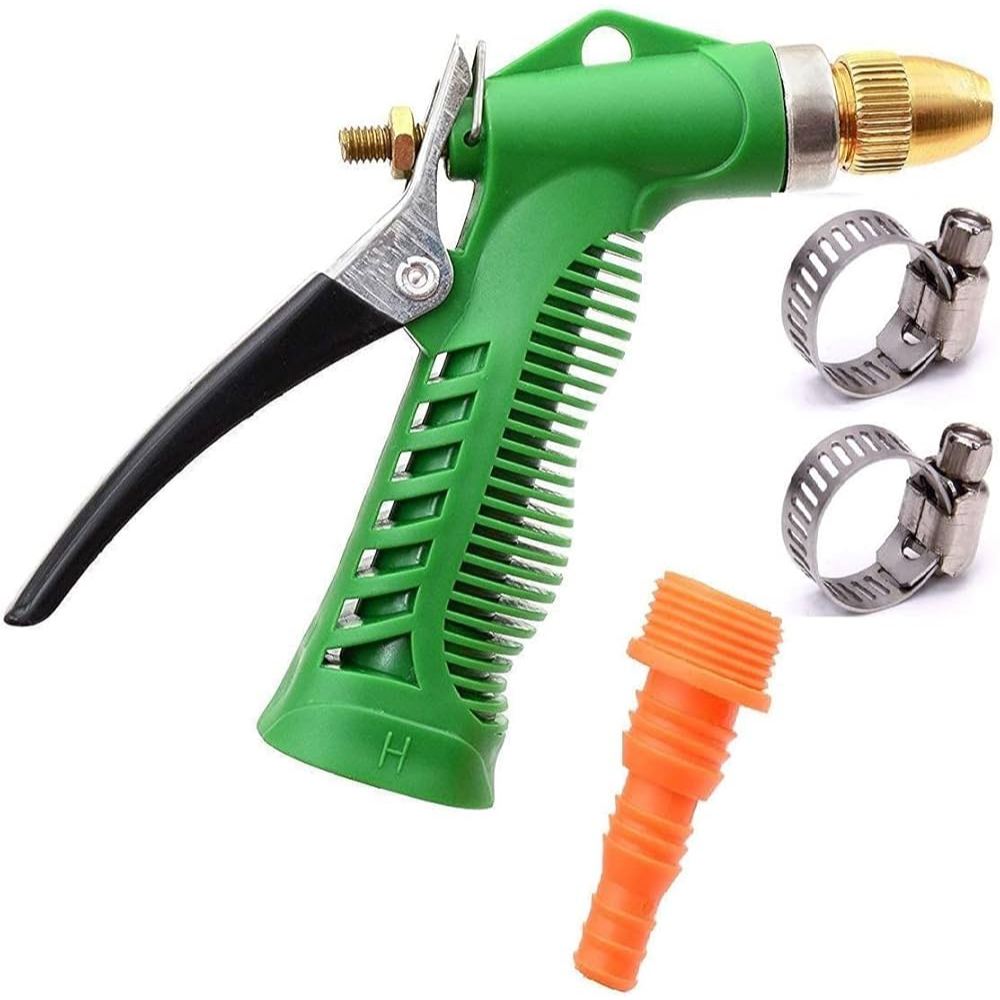 High Pressure Garden Pipe Water Spray Gun/ Hose Nozzle Lever Spray ...