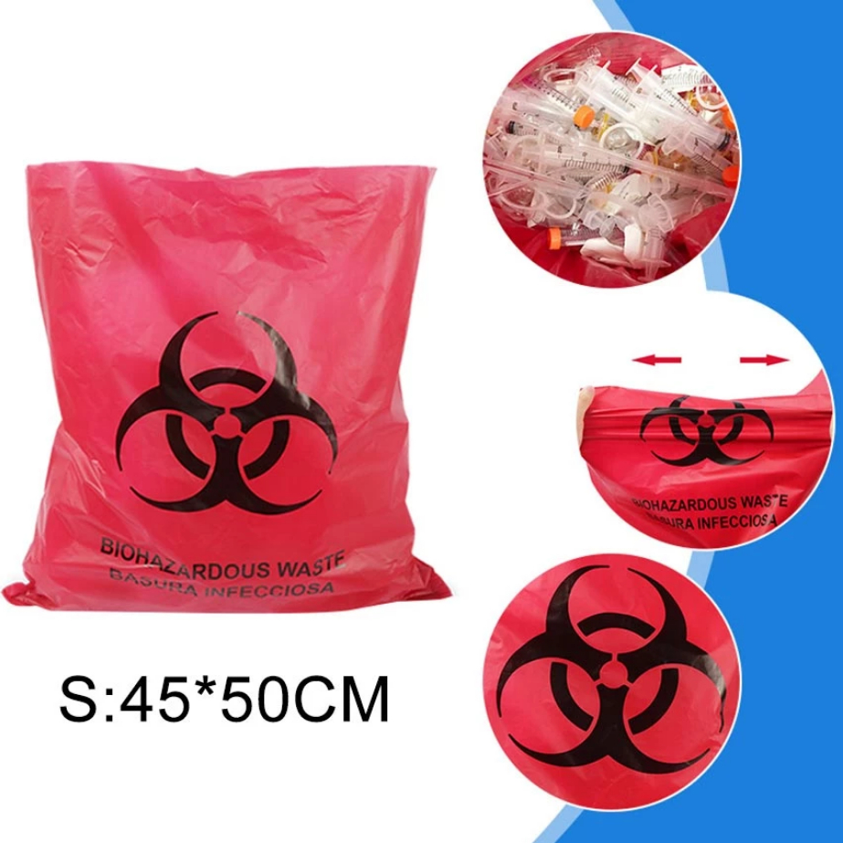 Autoclavable Bags Medical Waste bag Red 45x50CM Plastic bag | Shopee ...