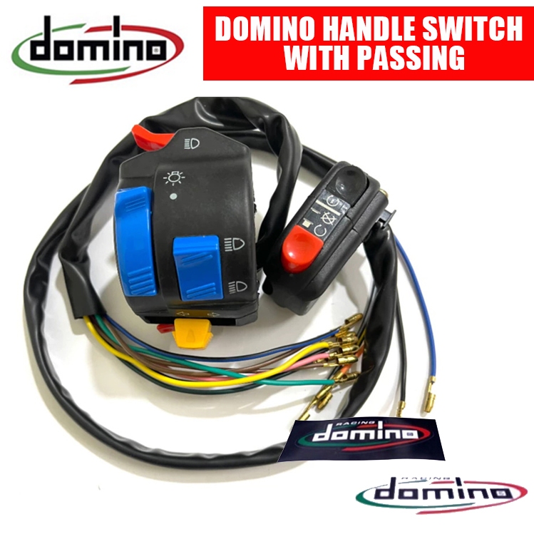 Domino Handle Switch With Passing light Universa Motorcycle Hron NO-OFF ...