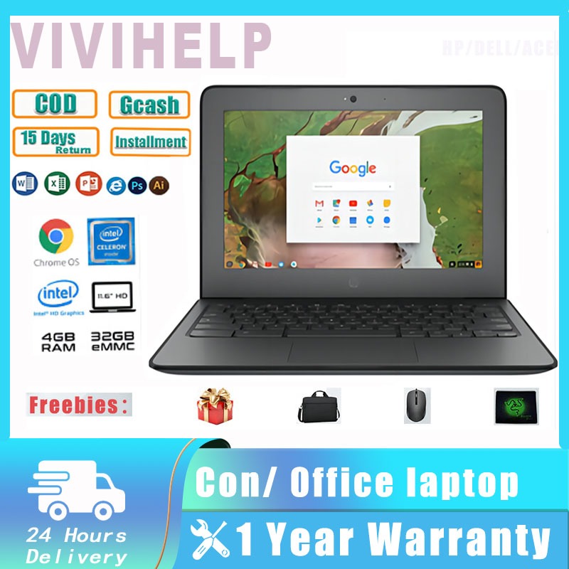 Second hand laptop Dell Chromebook WINDOWS OS (US) Keyboard used laptop ...