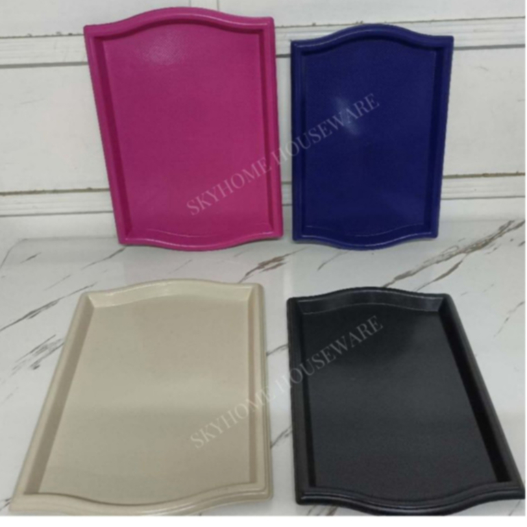 UNI-LUCKY MULTI-PURPOSE PLASTIC SERVING FOOD TRAY SMALL & LARGE (Heavy ...