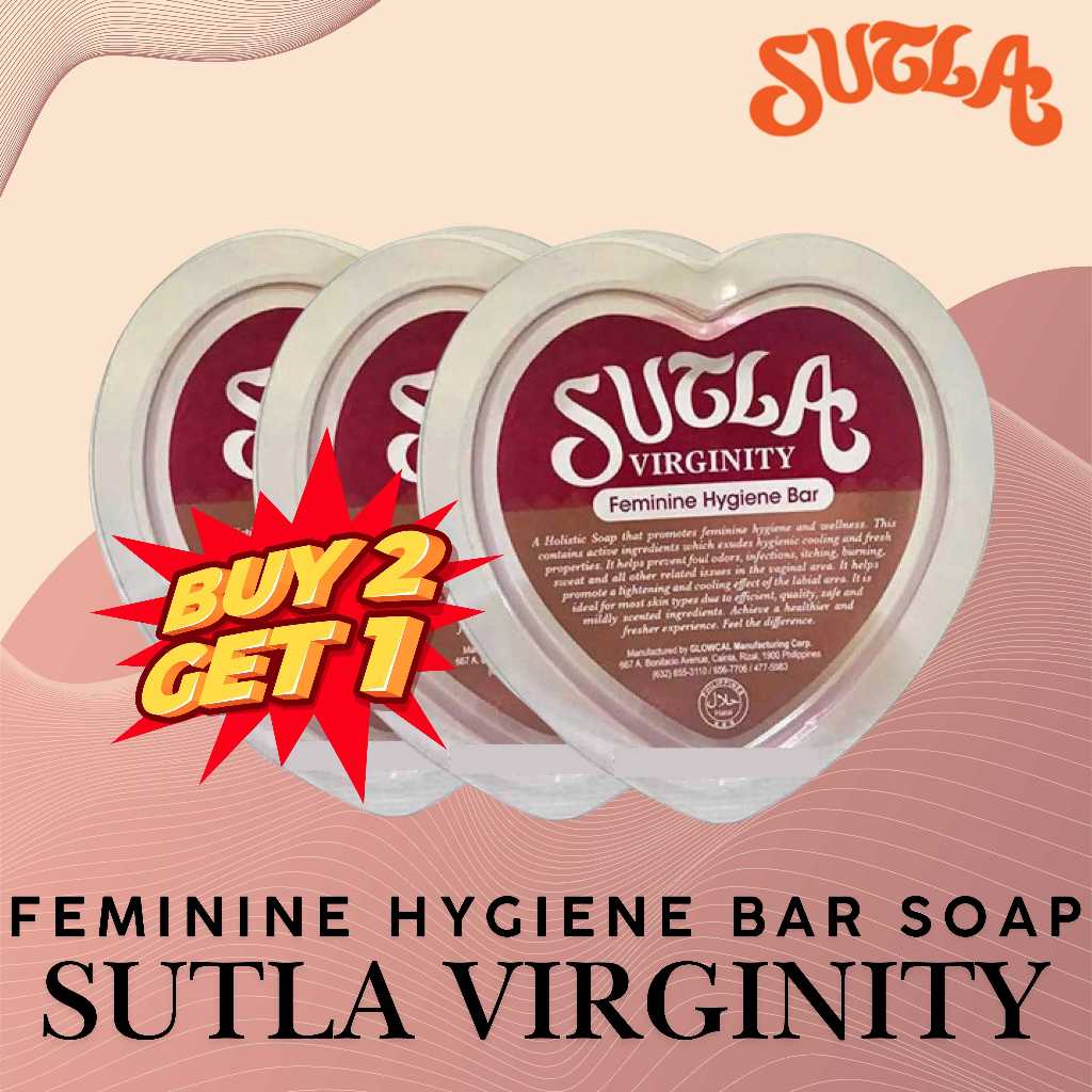 Buy 2 Take 1 Sutla Feminine Virginity Soap Hygiene Bar 100g | Shopee ...