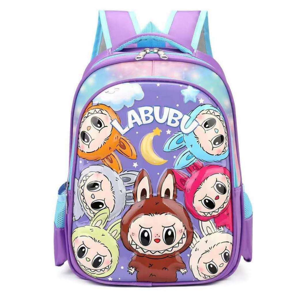 Cartoon Labubu Bag for Kids Girl Boy Waterproof Backpack Primary School ...