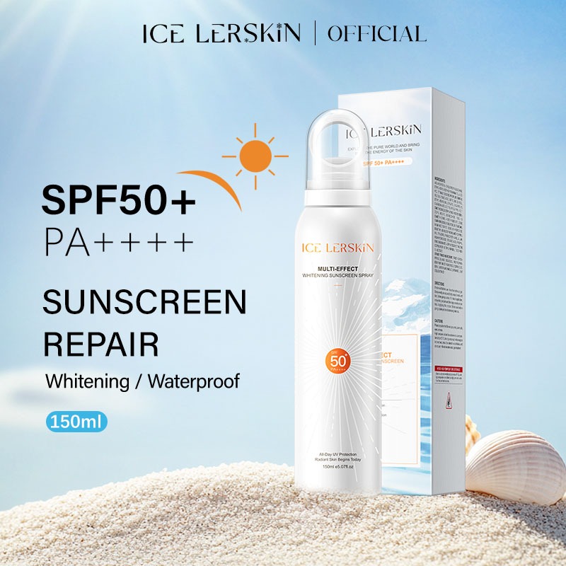 ICE LERSKIN Sunscreen Spray Spf 50 Pa++++ Sunscreen whitening sunblock ...