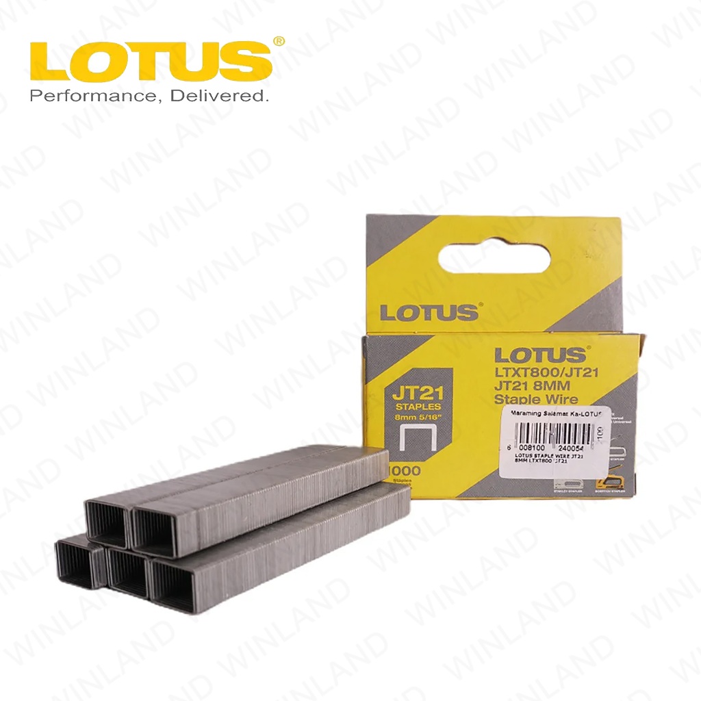Lotus by Winland Staple Wire for Gun Tacker Stapler 1000PCS JT21 6mm ...