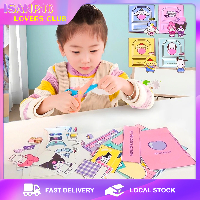 DIY Quiet Book Sanrio Handmade Toy Book Educational Kuromi Children's ...