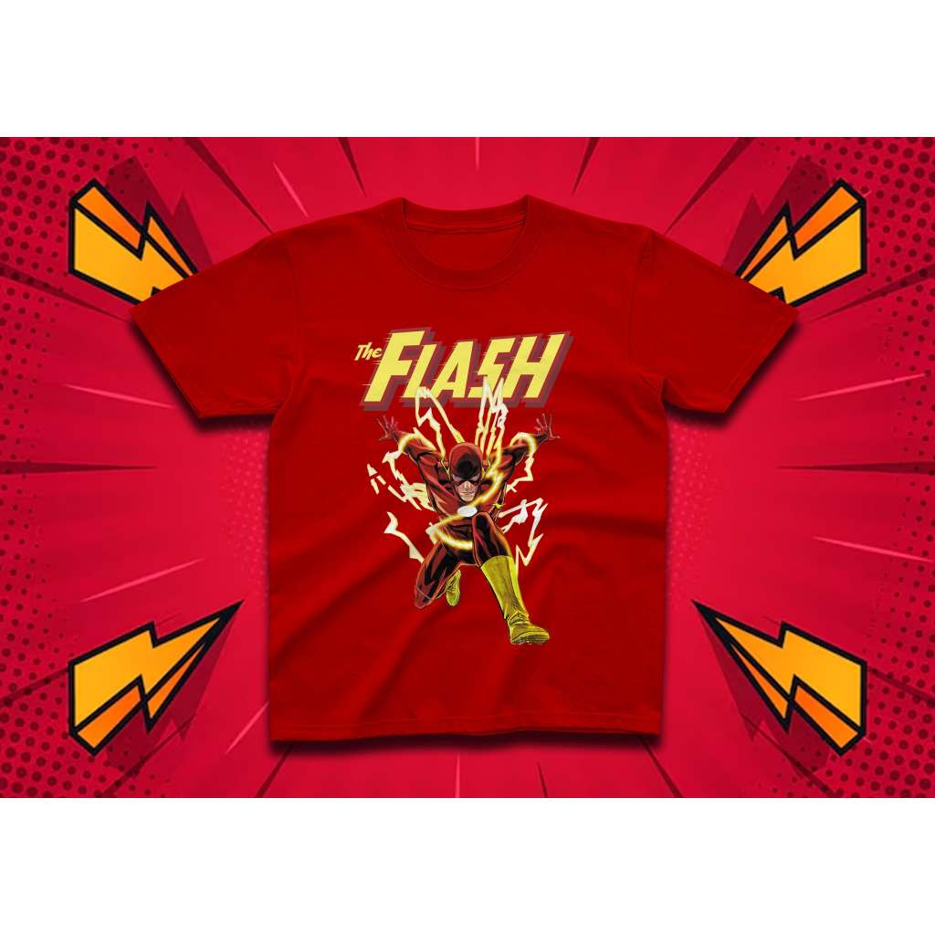 MARVEL THE FLASH Shirt I Kids Apparel | Shopee Philippines