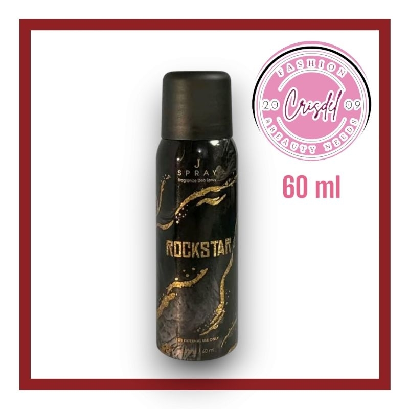 J SPRAY ROCK STAR BODY PERFUME SPRAY 60ML P150 EACH | Shopee Philippines