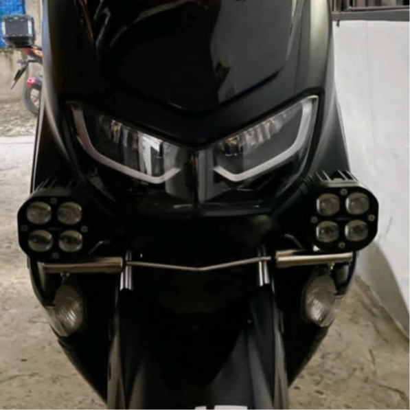 Nmax v2 Mini driving light bracket, Stainless 304 bracket Nmax v2 ...