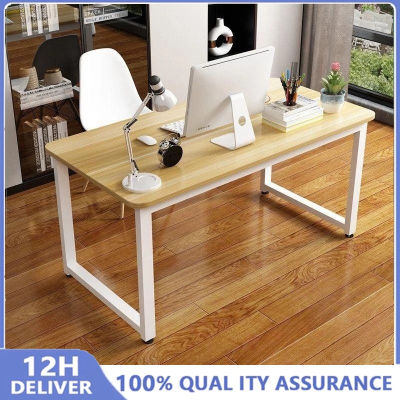 Table Study Table Office Table 140/120/100cm Simple Style Wooden Upsen ...