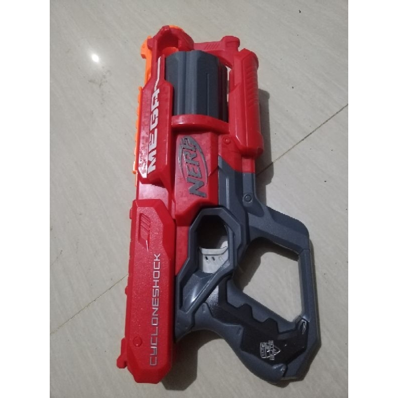 Nerf N-Strike Elite Mega Cyclone Shock Preloved from UK Box | Shopee ...
