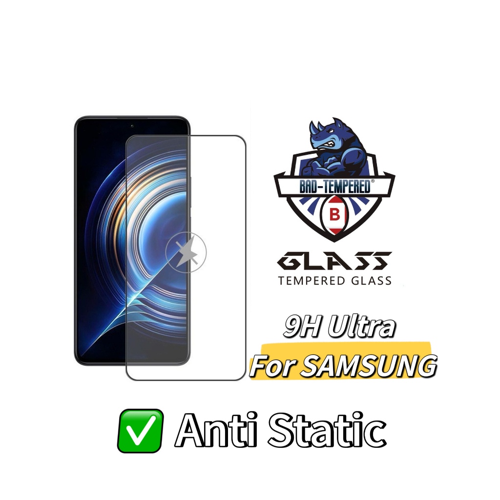 Samsung 9H Anti Static Ultra Full Tempered Glass For A30s A50 A70s A02S A03S A04 A05 A06 A10s ...