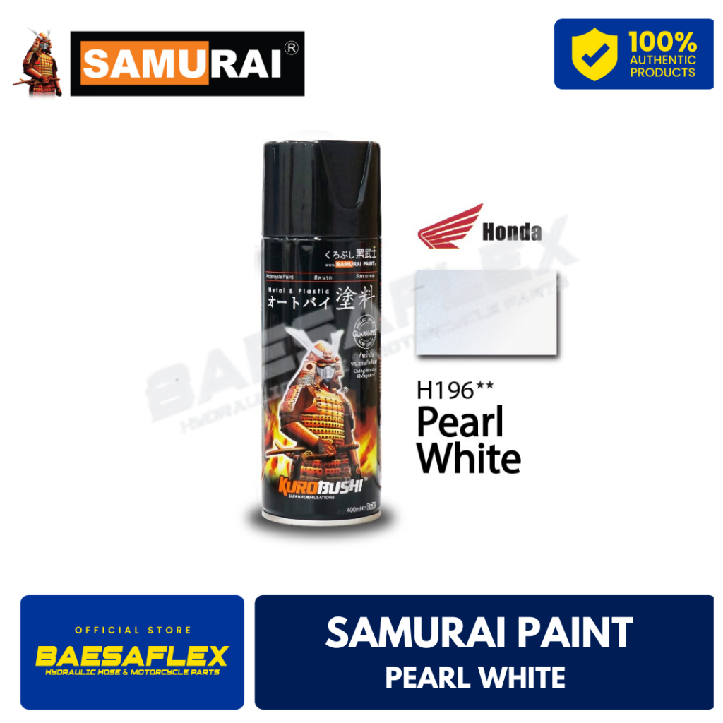 SAMURAI SPRAY PAINT PEARL WHITE 400ML QR- 9955170 | Shopee Philippines