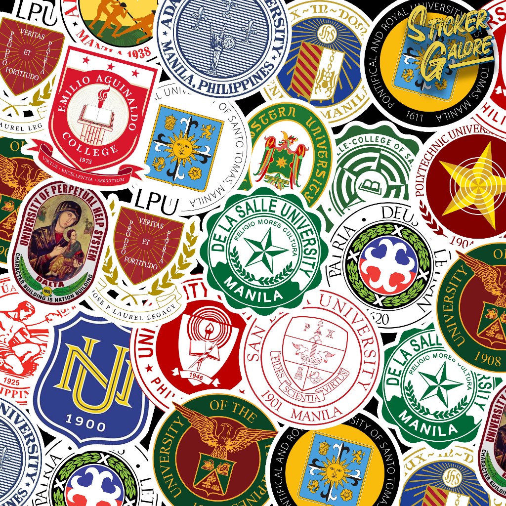 UNIVERSITY SEAL WATERPROOF STICKERS | UAAP AND NCAA STICKERS | VINYL ...