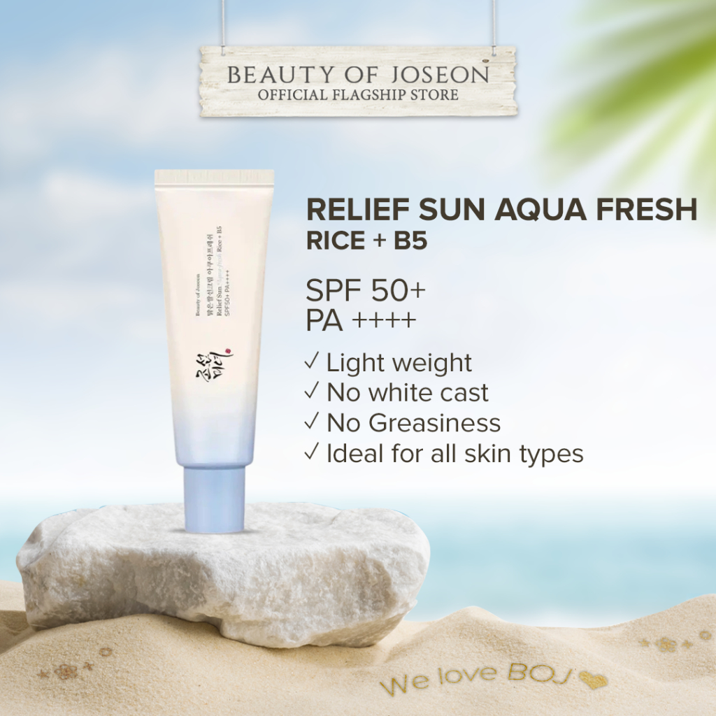 Beauty of Joseon Relief Sun Aqua-Fresh: Rice + B5 50ML | Shopee Philippines