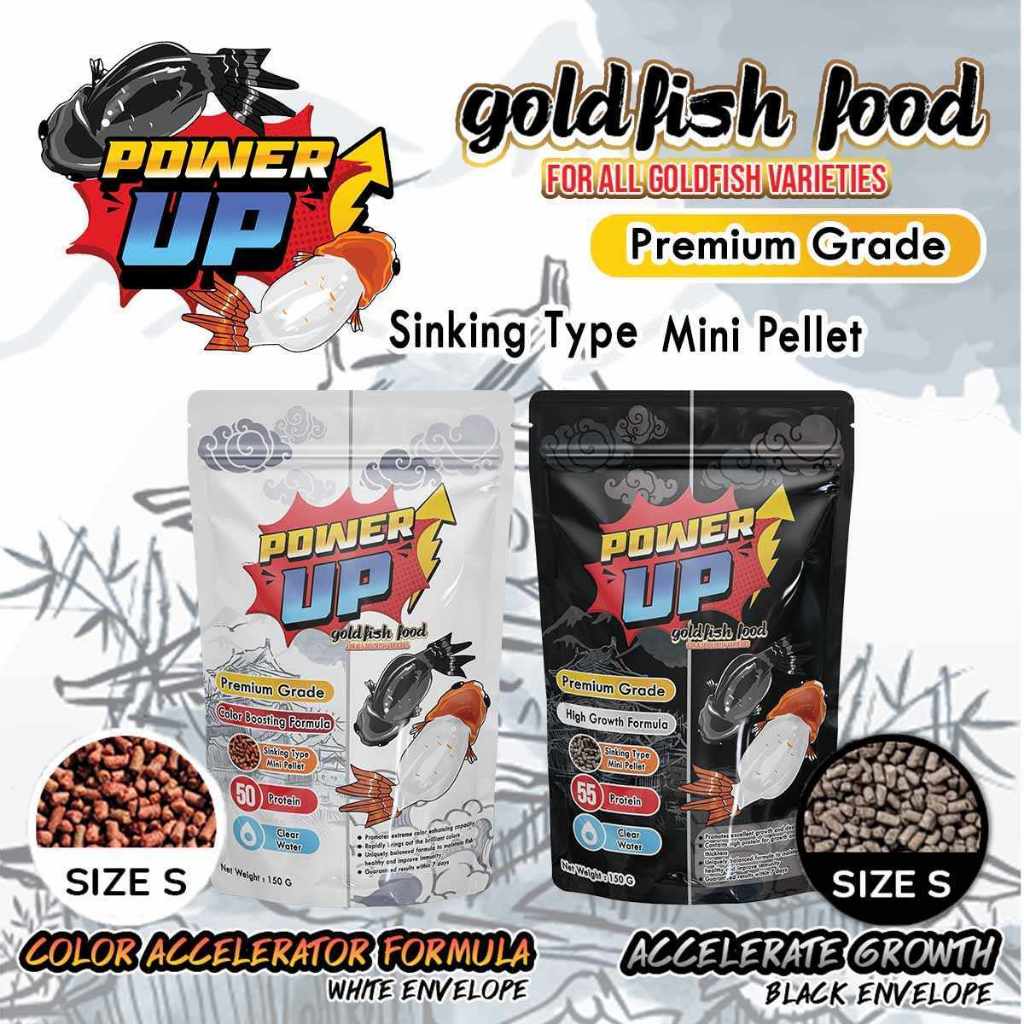 Power Up Goldfish food Thailand Promote Growth and Color Enhancing ...