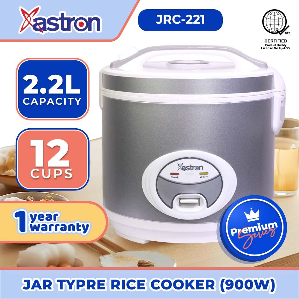 Astron JRC-221 2.2L Jar Type Rice Cooker | Premium Series | up to 12 ...