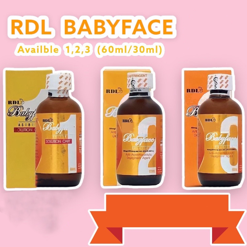 RDL Baby Face ( 60ml) Hydroquinone + Tretinoin Solution | Shopee ...