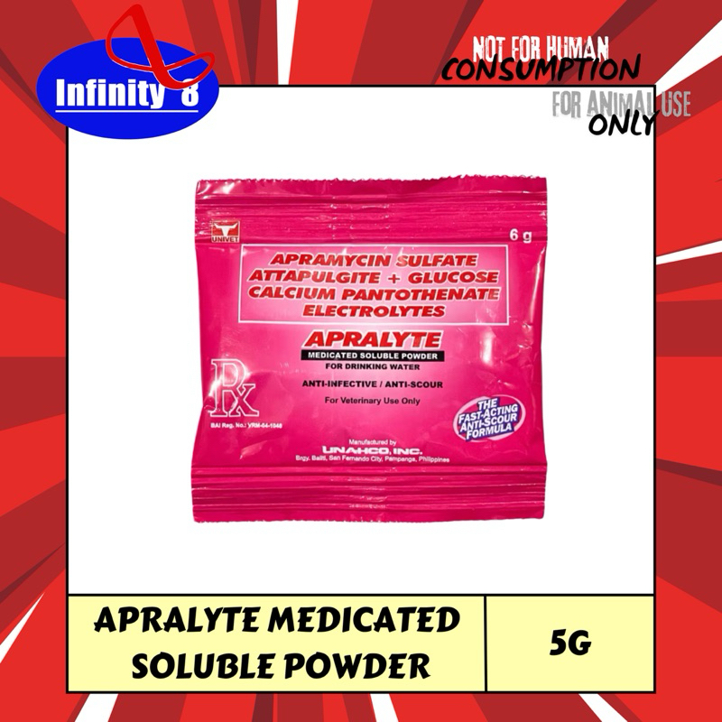 APRALYTE 6G/SACHET FOR ANIMAL USE ONLY | Shopee Philippines